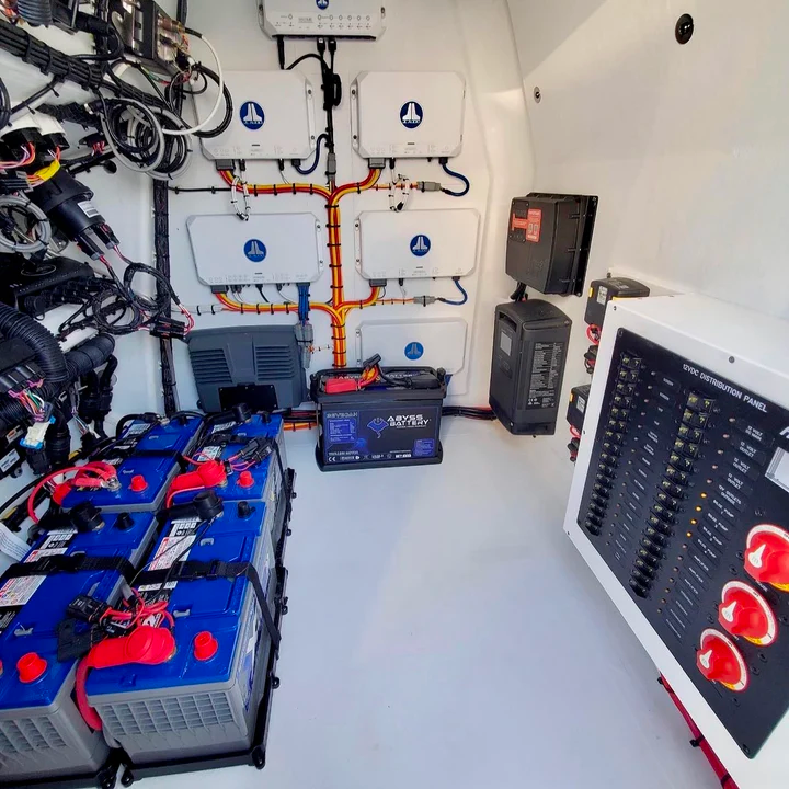 Marine Lithium Battery Installation Gallery | - ABYSS BATTERY®